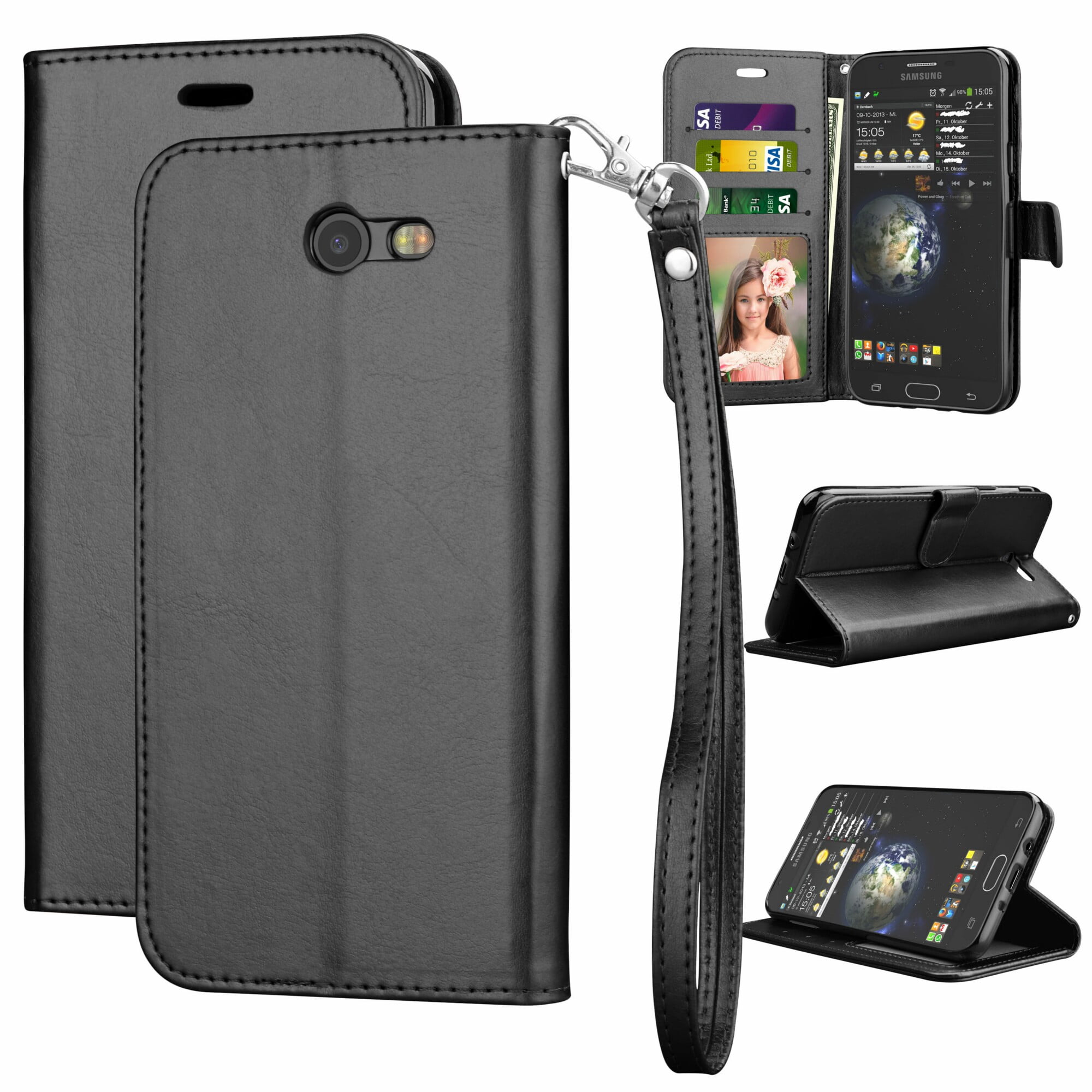 Wallet Cases Samsung Galaxy J7 2017 / J7 Sky Pro / J7 Prime / Halo / J7 ...