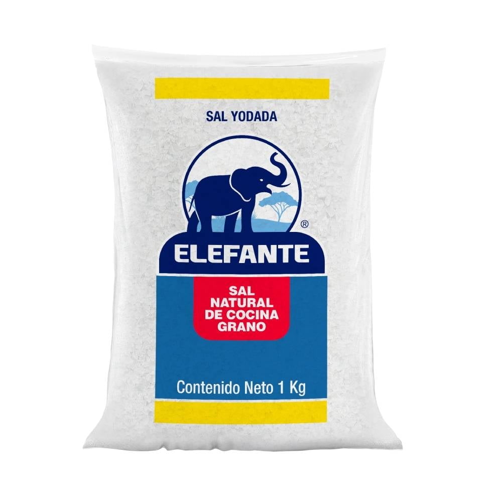 Sal en grano Elefante natural de cocina 1 kg | Walmart en línea