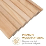 Onaparter 12 Pcs Rectangular Sylvestris Pine Board Wood Planks Wooden ...