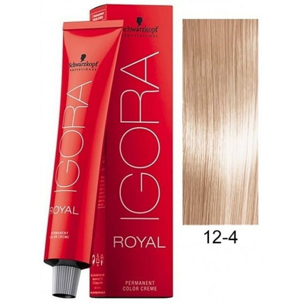 Schwarzkopf Igora Royal Permanent Hair Color Creme Tube 12-4 Ultimate ...