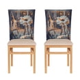 BZSMCE Chair Covers Set Home Decor Seat Back Cover Rainy Window with ...