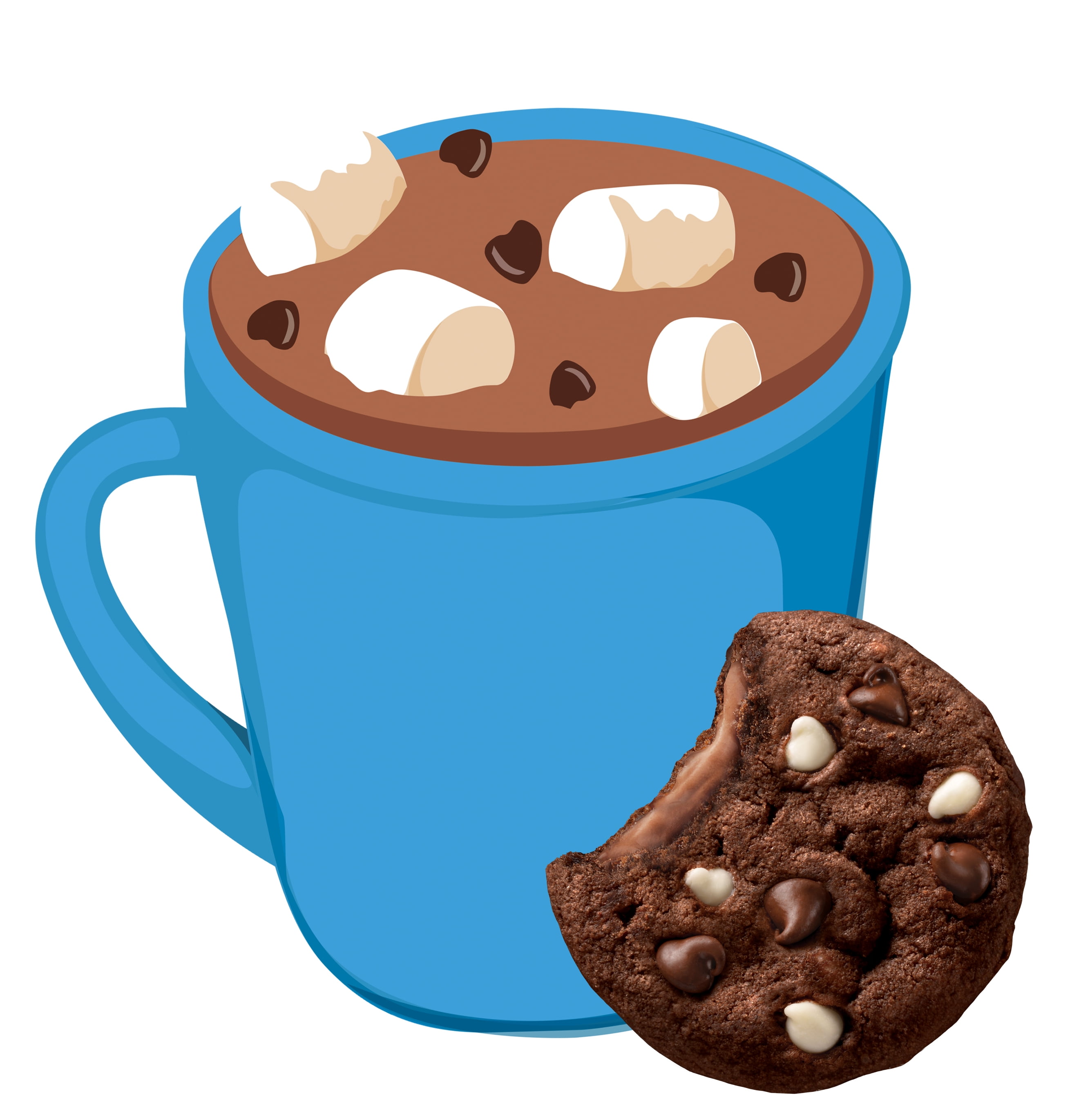 Cookie And Hot Cocoa Clipart