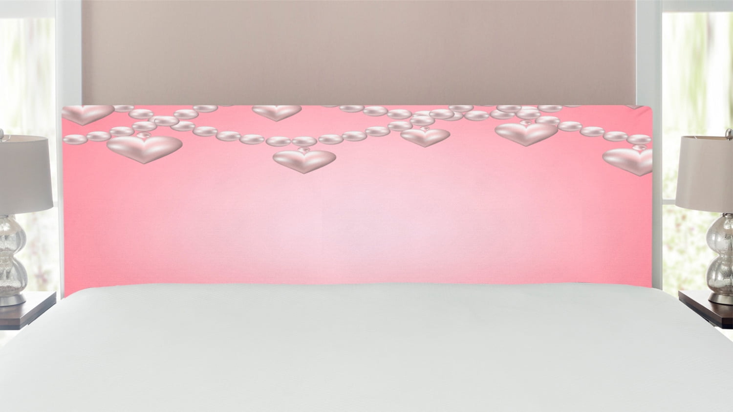 Pearls Headboard, Heart Pearl Necklace Design Vintage Style Accessory ...