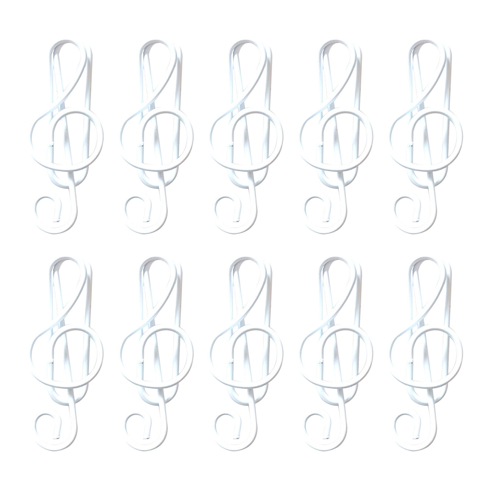 10 Pieces exquisite Music Paper Clips 11 Colors, Music Bookmark Metal ...