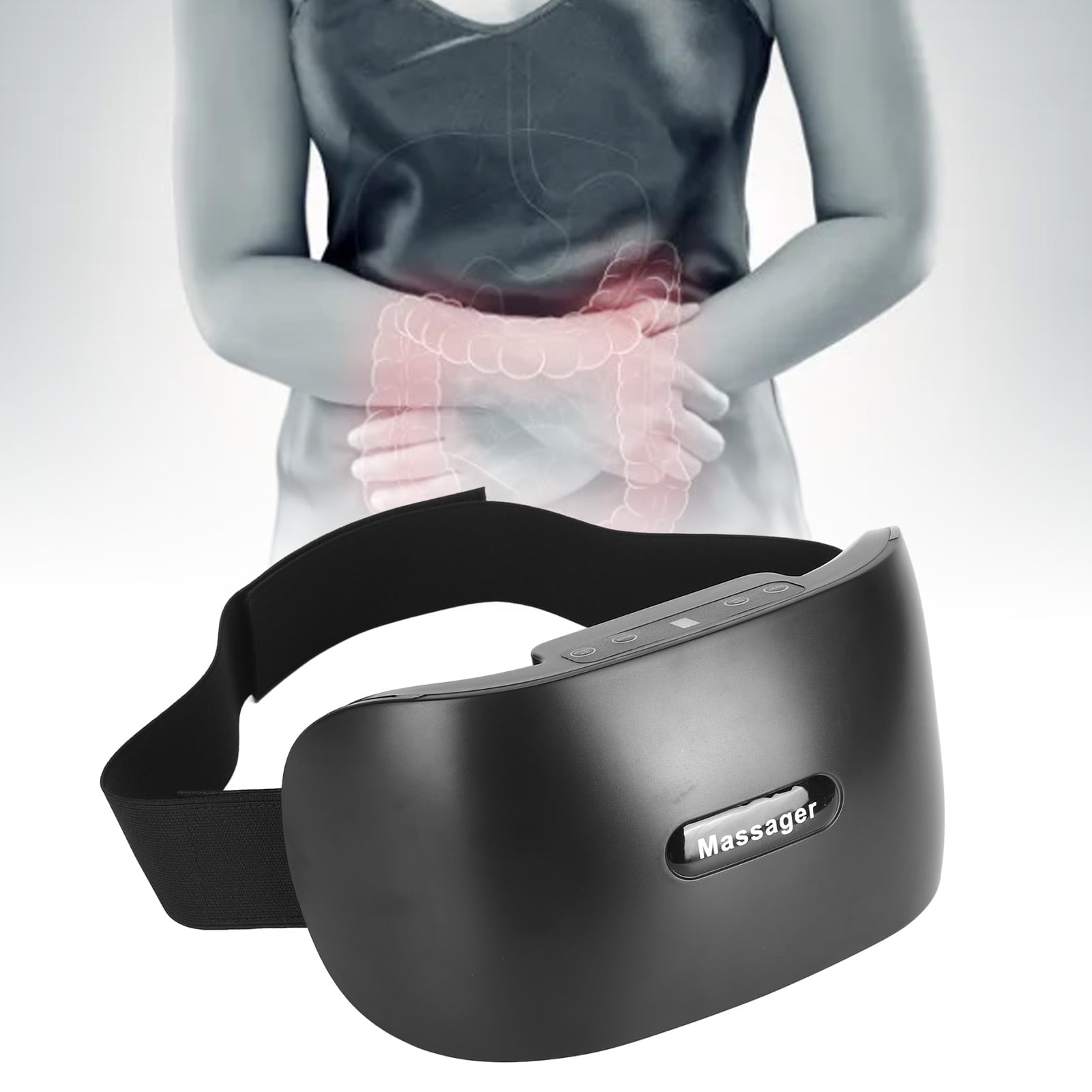 Click here for Ymiko Heated Abdominal Massager Belt With 10 Modes... prices