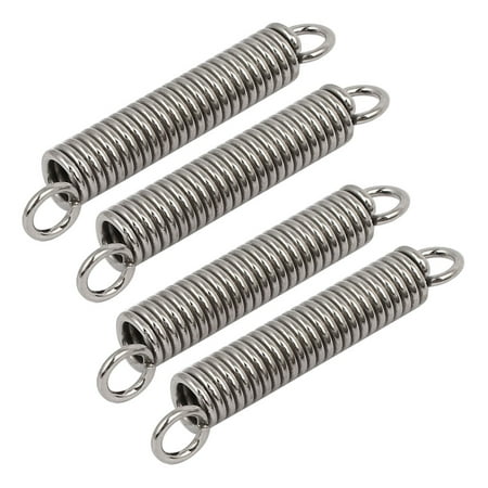 1.4mmx8mmx52mm Metal Double Hooks Compression Tension Springs 4pcs ...