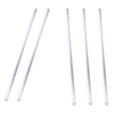 30pcs acrylic Rods acrylic sticks, Round, Transparent Clear, Standard ...