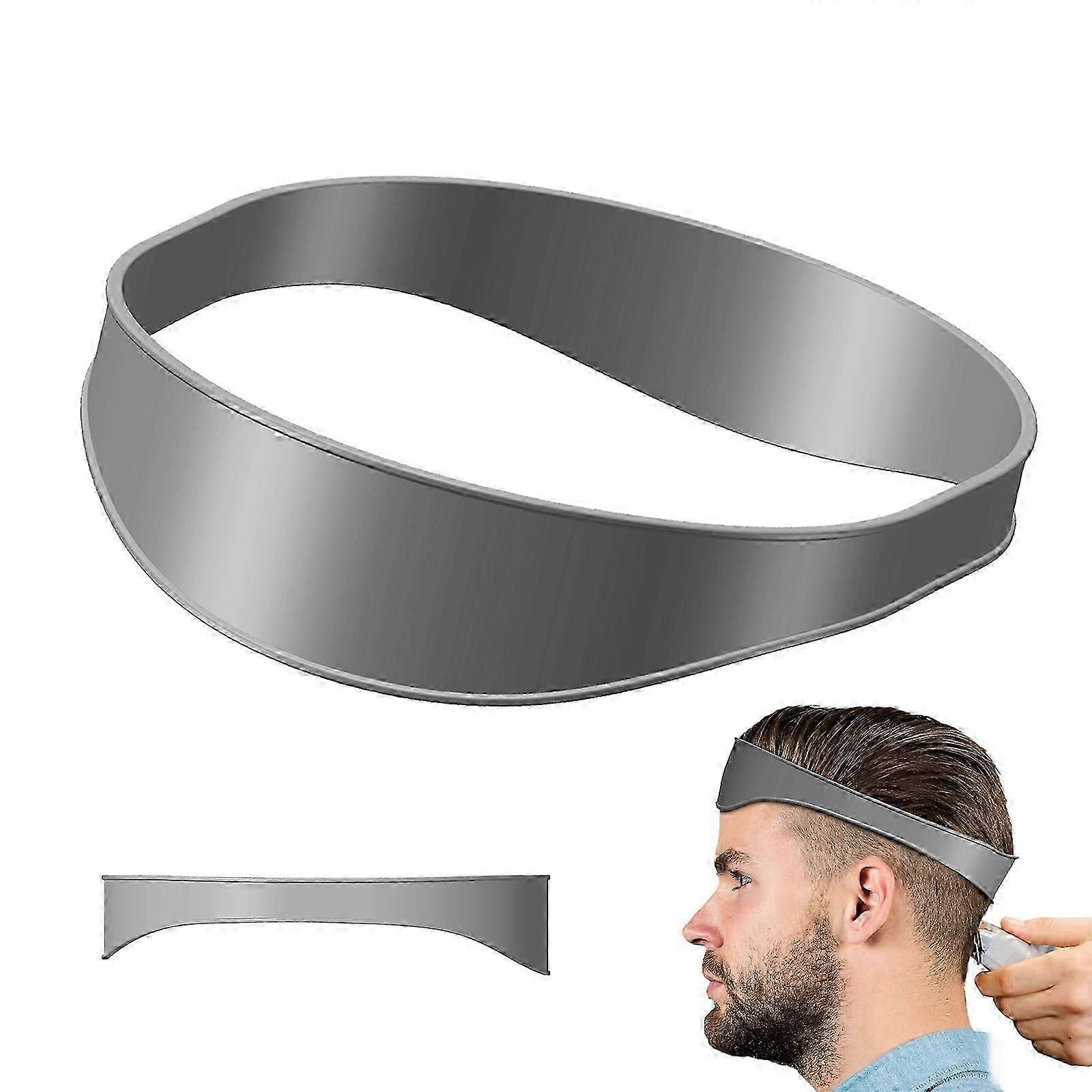 DIY Home Silicone Hair Clipping Band Neckline Shaving Template and Hair ...