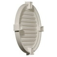 24"W x 24"H x 1 1/8"P, Round Gable Vent with Keystones, Non-Functional ...