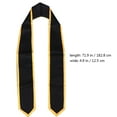Long Sash for Graduation Prom Decorations Etiquette Belt Black ...