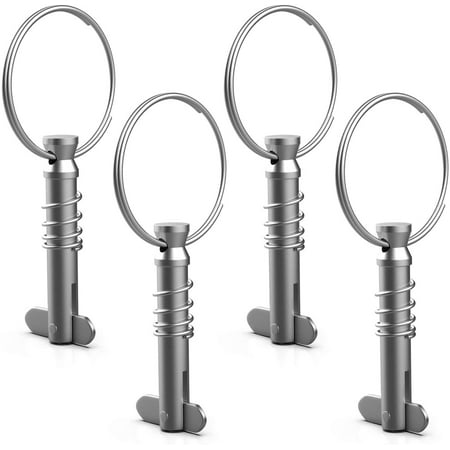 4 Pack 1/4inch(6.3mm) Diameter Quick Release Pin with Drop Cam & Spring ...