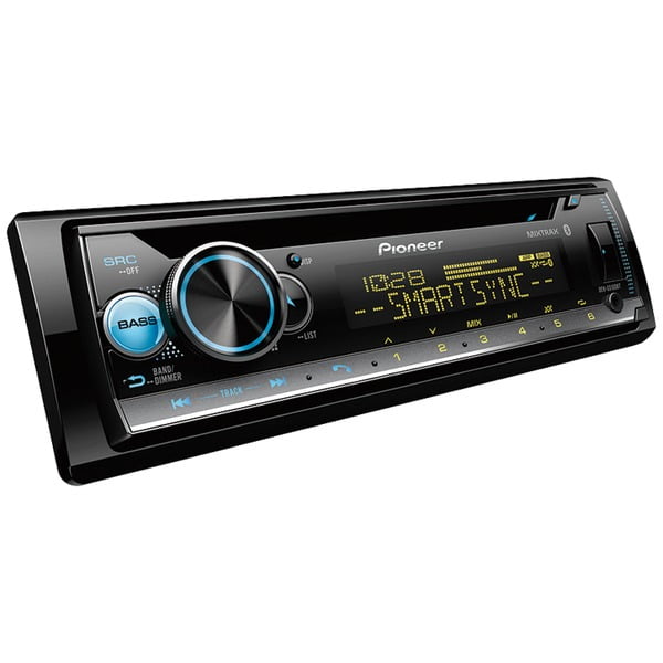 Pioneer DEH-S5100BT Single-DIN In-Dash Car Stereo CD Player with Bluetooth - Walmart.com ...