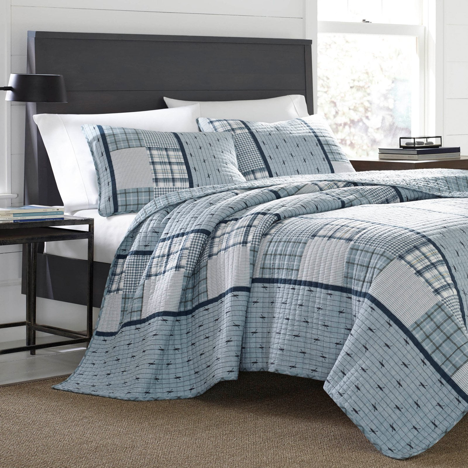 Windermere Reversible Quilt Set by Eddie Bauer - Walmart.com