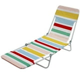 Rio Brands Portable Folding Weather-Resistant Beach Lounger Chair with ...