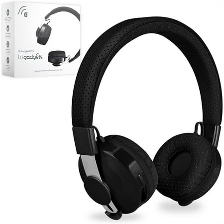 LilGadgets Untang Pro Children's Wireless Bluetooth Headphones Black ...