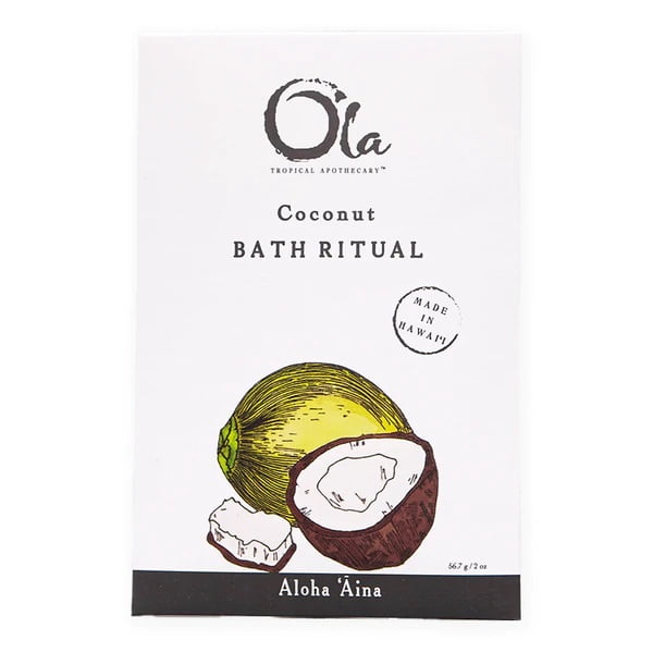 Ola Tropical Apothecary Coconut Scented Hawaiian Sea Salt Bath Rituals ...
