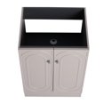 Bathroom Vanity Unit / 24" Contemporary Design, Resin Sink, Adjustable ...