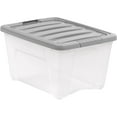 Plastic Storage Containers with Secure Latching Lids, Stackable ...