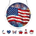 83-Piece Acrylic Jigsaw Puzzle Suncatcher, 7.4 Inch DIY Stained Glass ...
