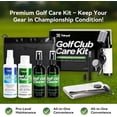Pro Golf Club Care Kit – Cleaner, Polish, Brush, Groove Sharpener, Grip ...