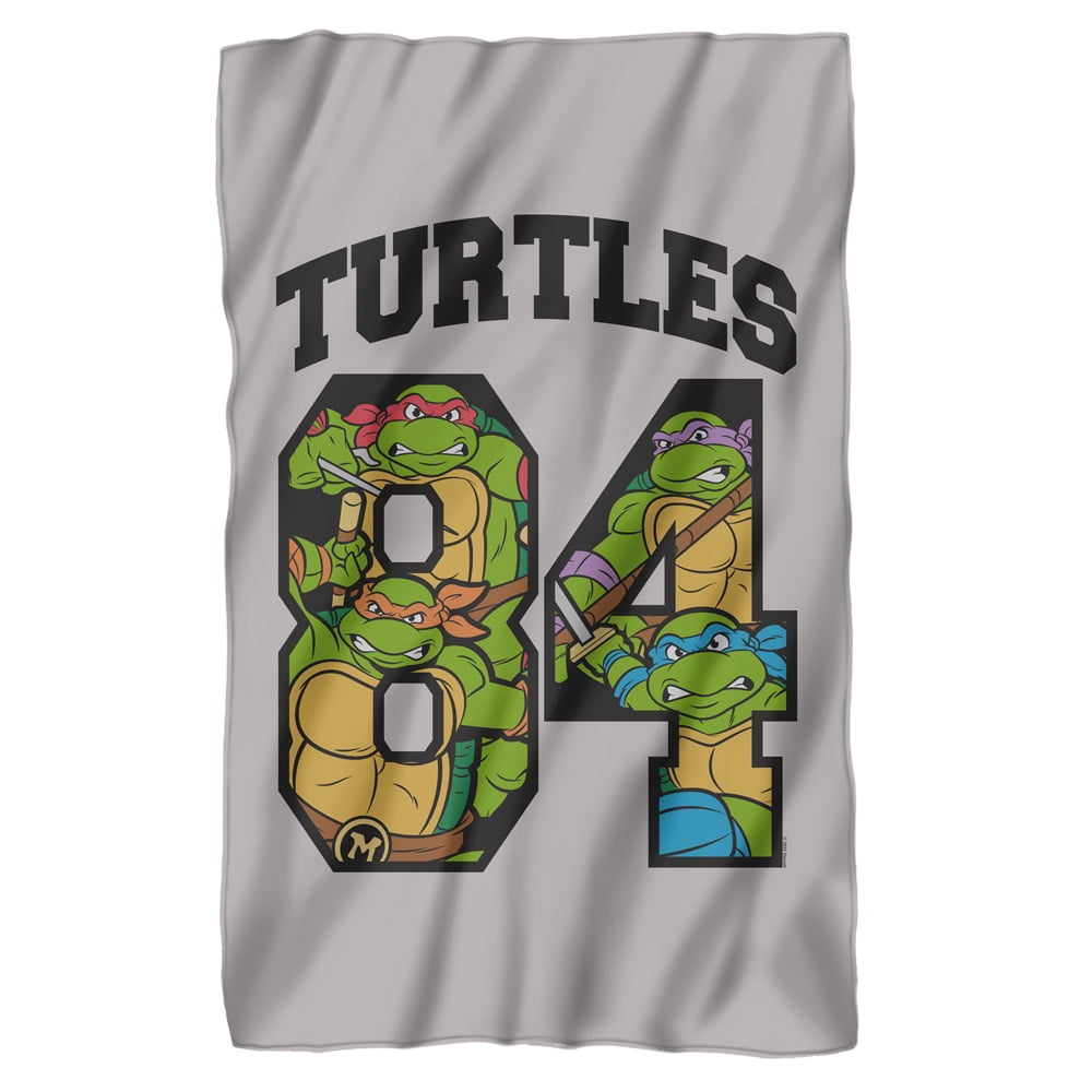 TMNT Blanket, 36"x58" TMNT 84 Fleece Blanket - Walmart.com