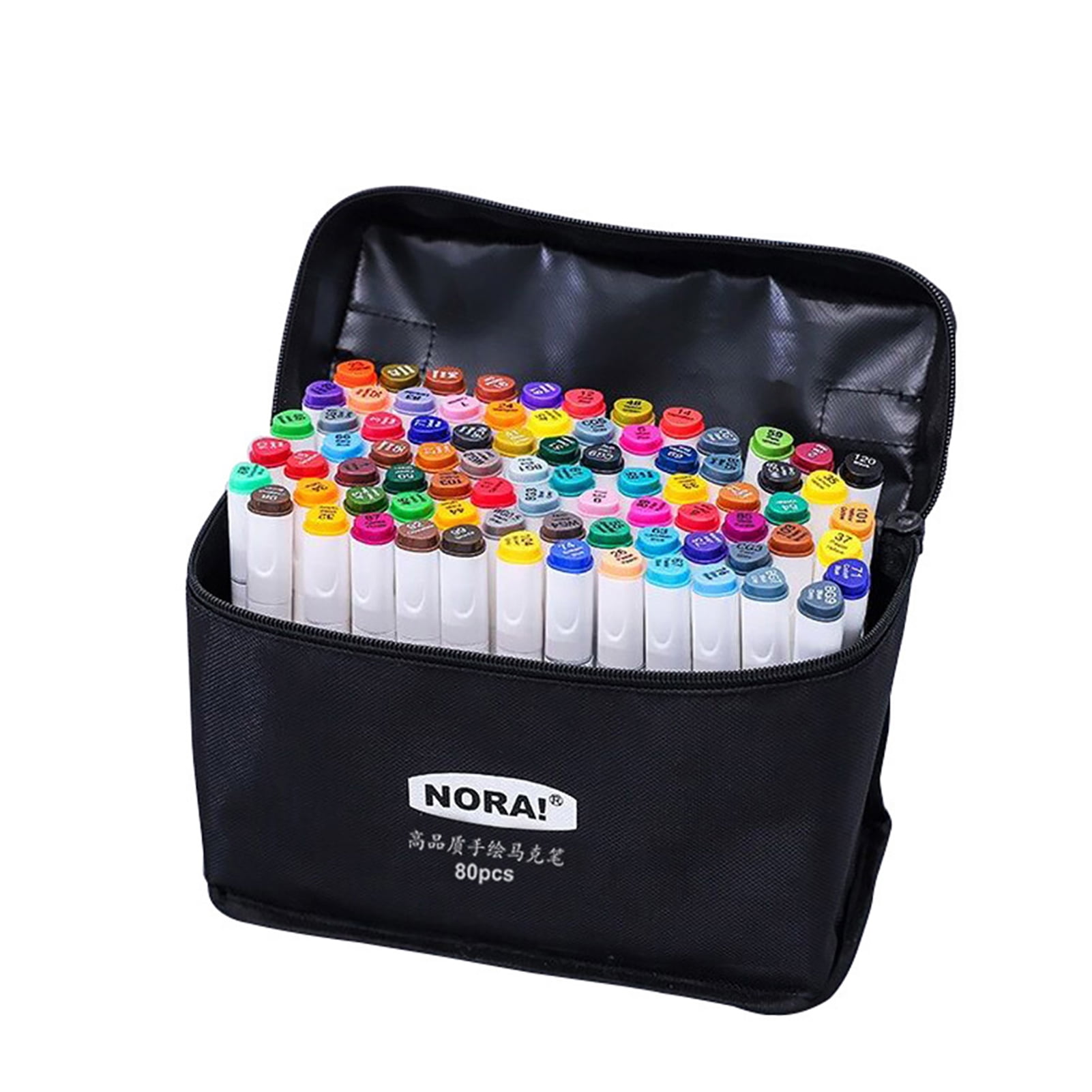 Click here for Amdohai 80 Vibrant Colors Art Markers Set Double T... prices