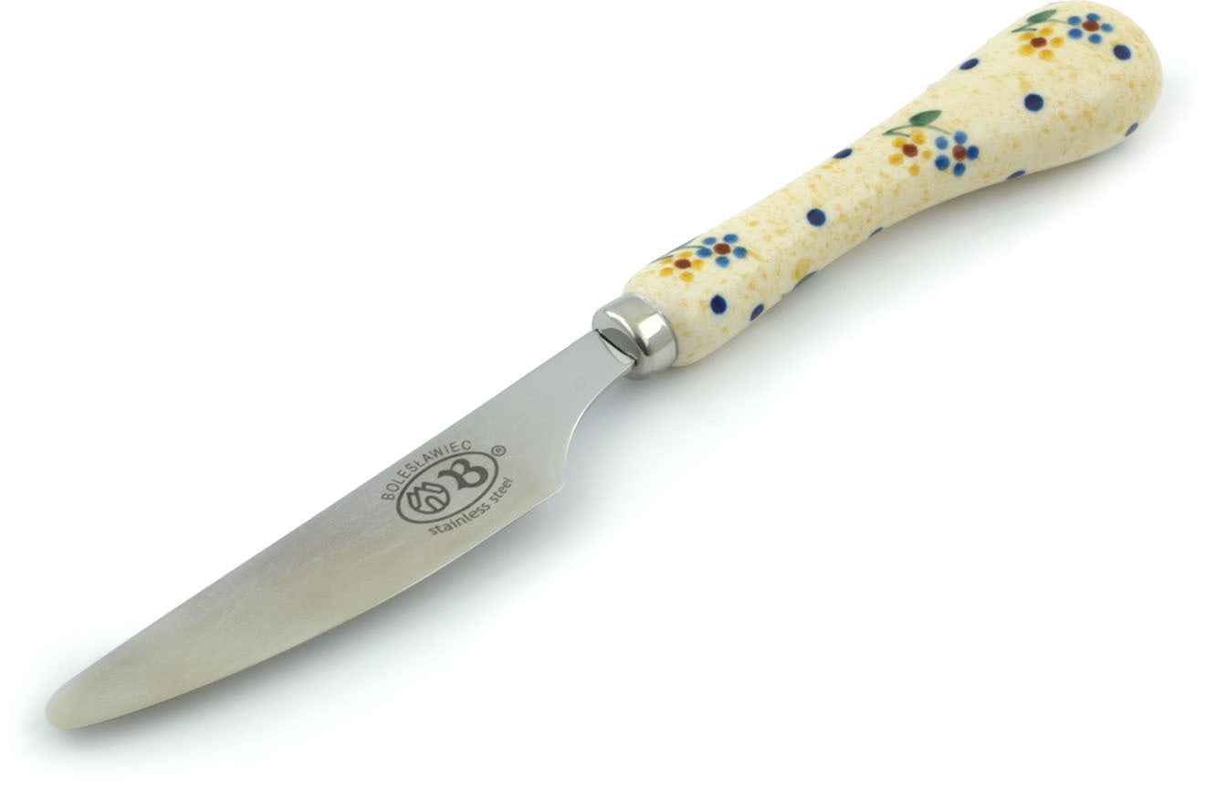 Polish Pottery Stainless Steel Knife 8-inch Polmedia Country Meadow ...