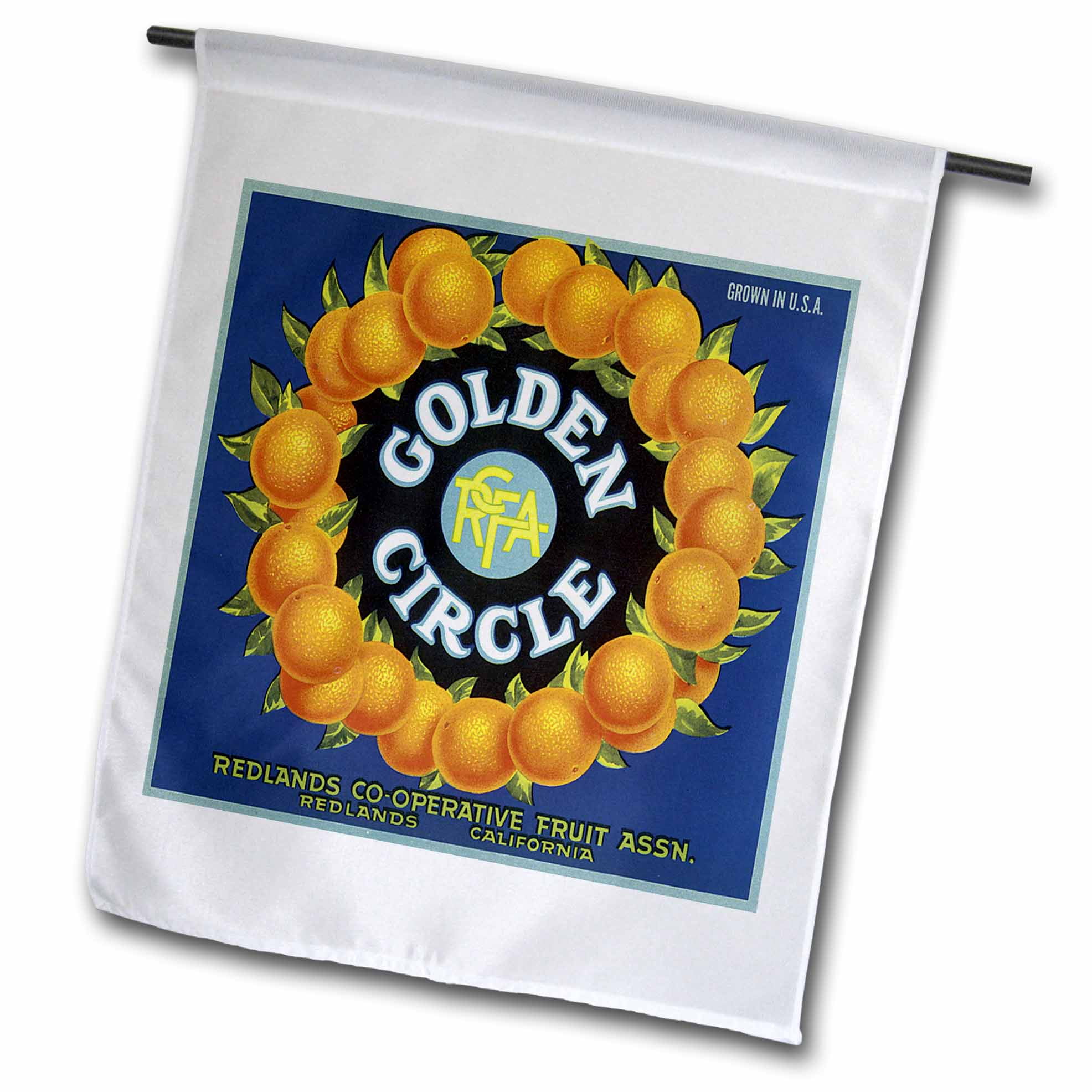 Vintage Golden Circle Redlands California Crate Label 18 x 27 inch ...