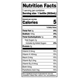 Clear American Huckleberry Sparkling Water 17 fl oz Bottle with Vitamins Green Tea Extract ...