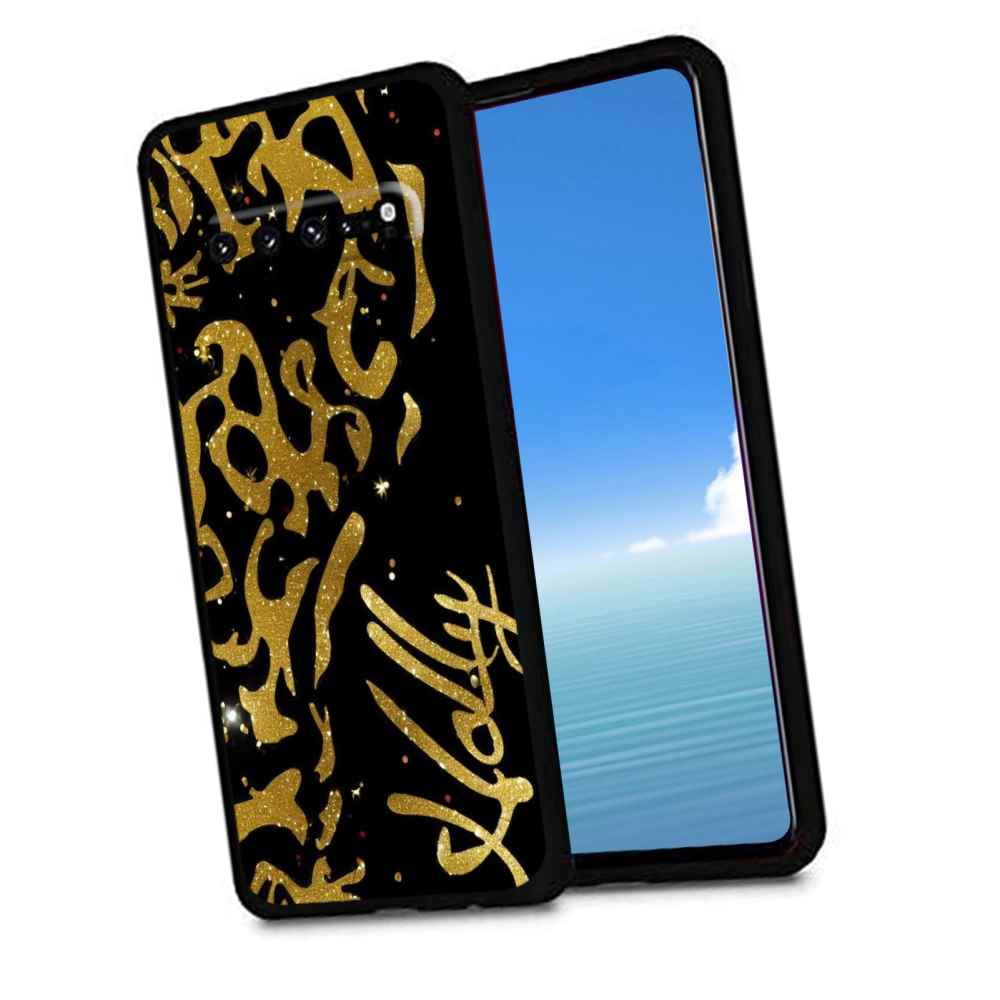 Gold-Glitter-Leopard-Curvy phone case for Samsung Galaxy S10 - Walmart.com