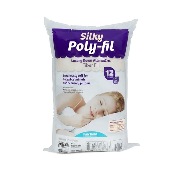 Silky Poly-Fil® Fiber Fill by Fairfield™, 12oz Bag - Walmart.com