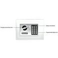 Honeywell Small Steel Security Safe, 0.17 cu ft, Electronic Lock, White ...