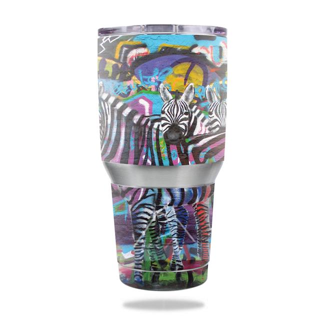 MightySkins OZTUM30-Zebra Gang Skin for Ozark Trail 30 oz Tumbler ...