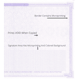 Compuchecks 250 High security Blank Check Top - Brown Mazed - Computer ...