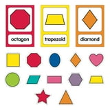 Schoolgirl Style Just Teach Shape Cards Mini Bulletin Board Set, 25 ...