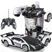 1:18 Scale Transform RC Car Robot, 2.4G Remote Control, One Button ...
