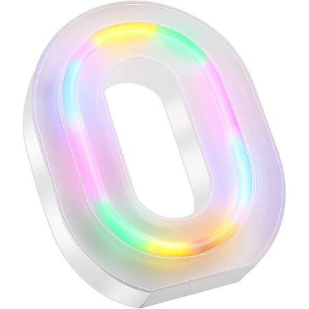 Colorful LED Marquee Letter Lights, 26 Alphabet Neon Sign Number Lights ...