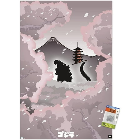 Godzilla - Backdrop Wall Poster with Pushpins | Walmart Canada