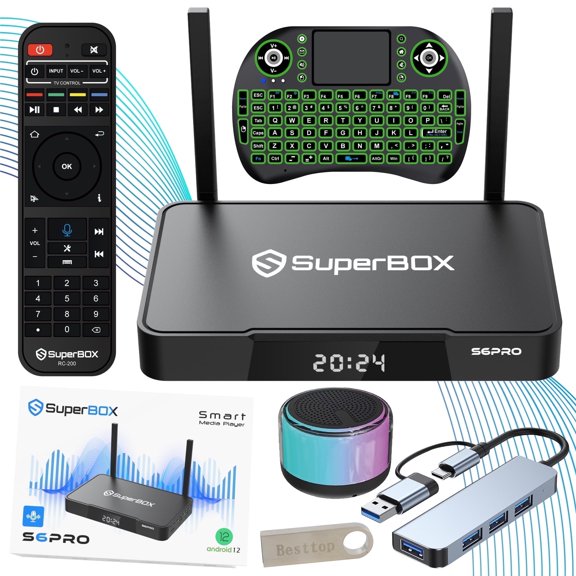 V5 pro Fully Loaded 2025 Newest 4G+32G Powerful Box Time Shift Super ...