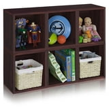 Way Basics Eco Stackable Modular Storage Cubes Plus, White, 6-Pack ...