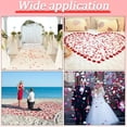 500Pcs Polyester Sponge Heart Shaped Confetti for Party Decoration Red ...