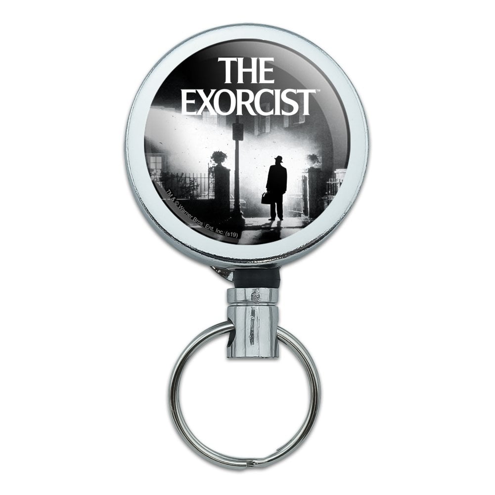 The Exorcist Logo and Silhouette Heavy Duty Metal Retractable Reel ID ...