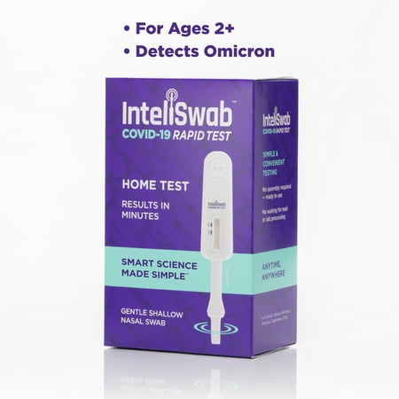 OraSure InteliSwab, at-Home COVID-19 Rapid Antigen Test, 2 Tests ...