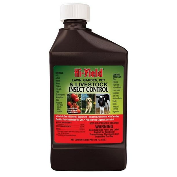 Hi-Yield 432005 16 oz Garden & Farm Insect Control Spray - Permethrin ...