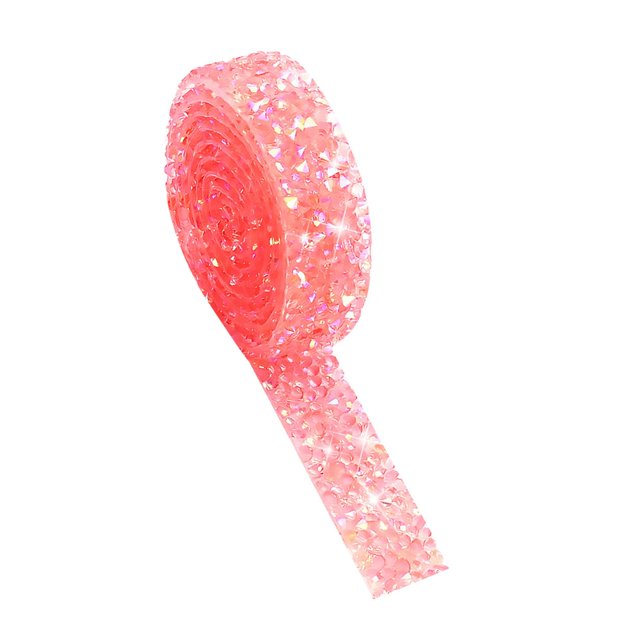 Shpwfbe Diamond Rhinestone Adhesive DIY Roll Self Ribbon Sticker Resin ...