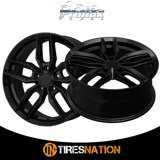 Primax 776 17x7 5x114.3 40et Black Wheel - Walmart.com