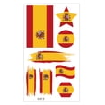 100Pcs World Soccor National Flag Football Tattoo Stickers, World ...