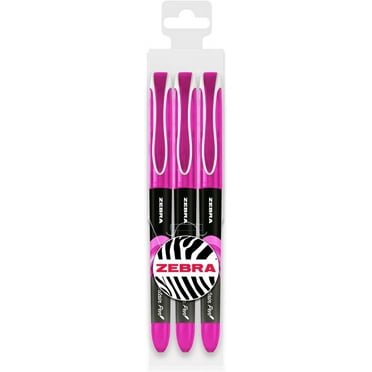 Zebra Fuente - Disposable Fountain Pen - Coloured Ink - Pack of 10 ...