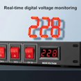 U8 Power Sequencer Conditioner 10 Outlet - 15A 1800W AC Power Rack ...