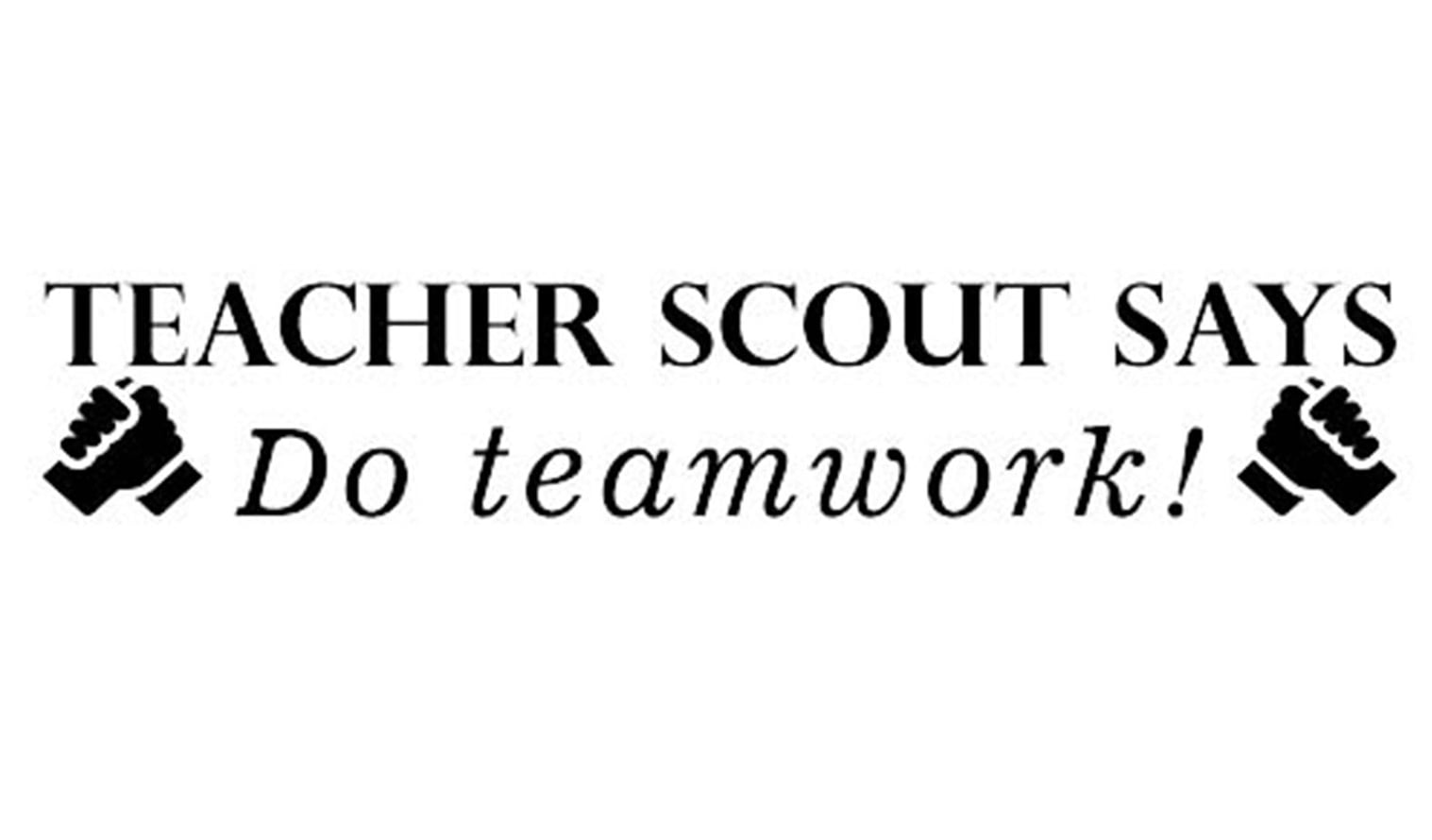 Printtoo Personalized Teachers Stamp Says Do Teamwork! Teachers Name ...